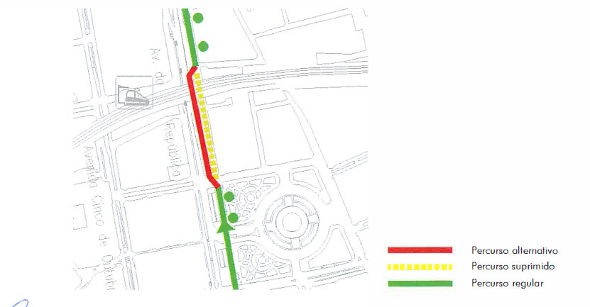 727, 736, 738, 744 e 783 | Alteração Provisória de Percurso