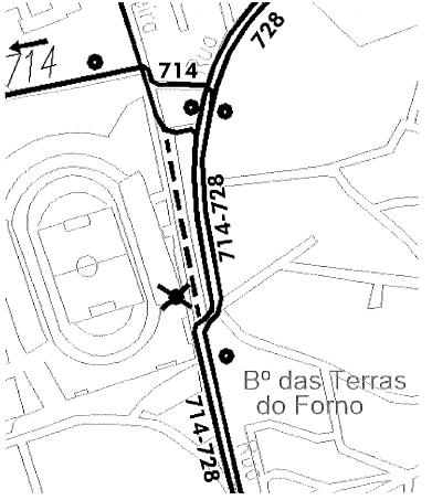 714 e 728 | Alteração provisória de percurso e paragens
