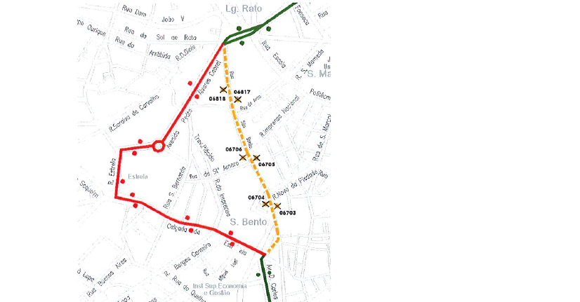 706, 727, 773, 22B | Alteração Prov. de Percurso e Paragens