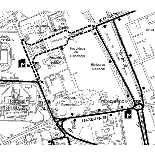 731-735-738-755 |Alteração provisória de percurso e paragens